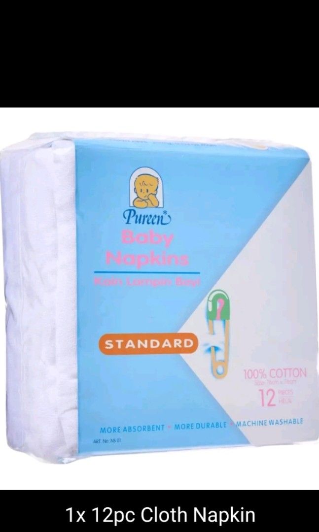 Pureen baby napkins, Babies & Kids, Bathing & Changing, Diapers & Baby ...