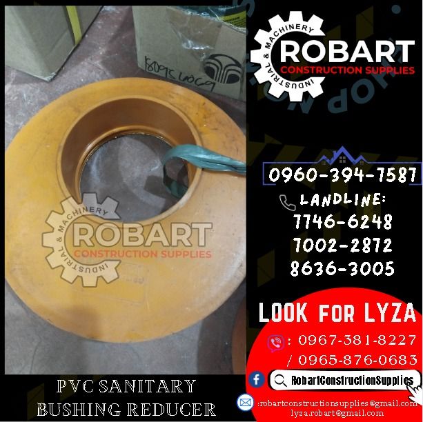 PVC Sanitary Bushing Reducer, Commercial & Industrial, Construction ...