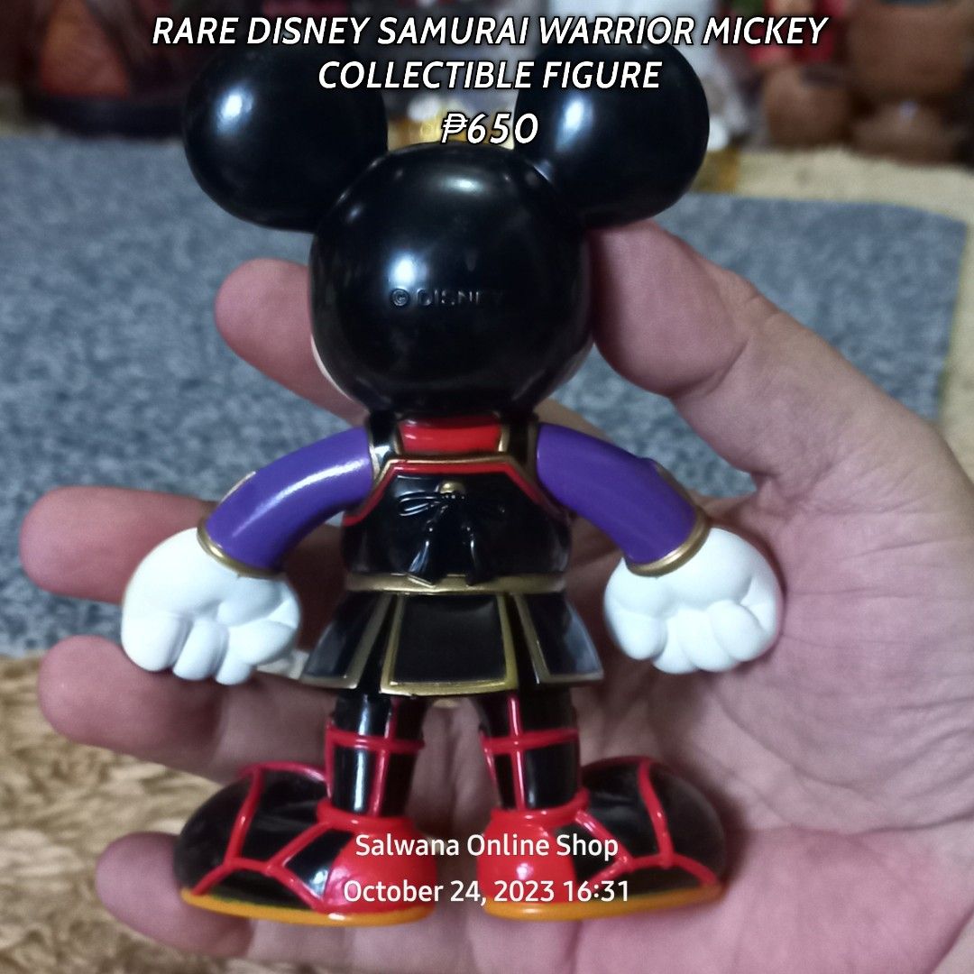 RARE DISNEY SAMURAI WARRIOR MICKEY MOUSE COLLECTIBLE FIGURE, Hobbies ...