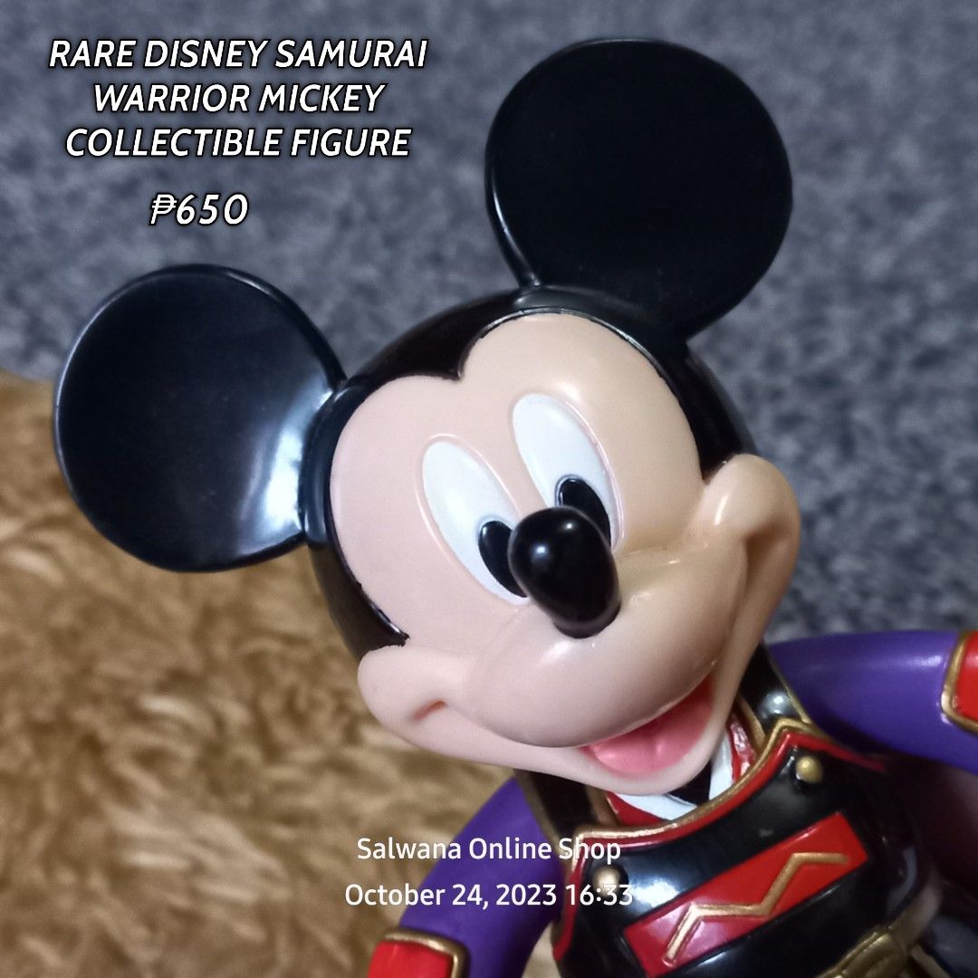 RARE DISNEY SAMURAI WARRIOR MICKEY MOUSE COLLECTIBLE FIGURE, Hobbies ...