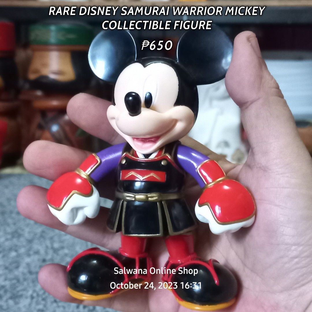 RARE DISNEY SAMURAI WARRIOR MICKEY MOUSE COLLECTIBLE FIGURE, Hobbies & Toys, Memorabilia ...