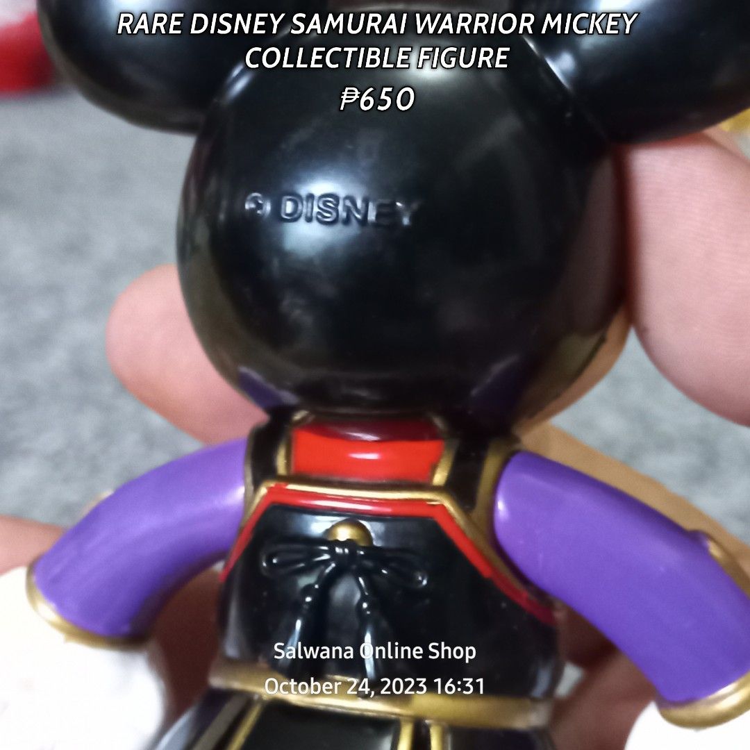 RARE DISNEY SAMURAI WARRIOR MICKEY MOUSE COLLECTIBLE FIGURE, Hobbies & Toys, Memorabilia ...