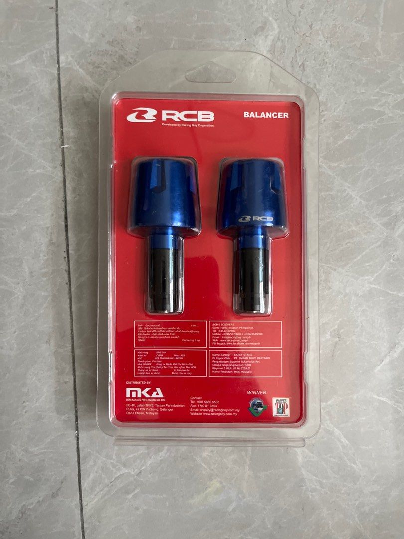 RCB bar end balancer, Motorcycles, Motorcycle Accessories on Carousell
