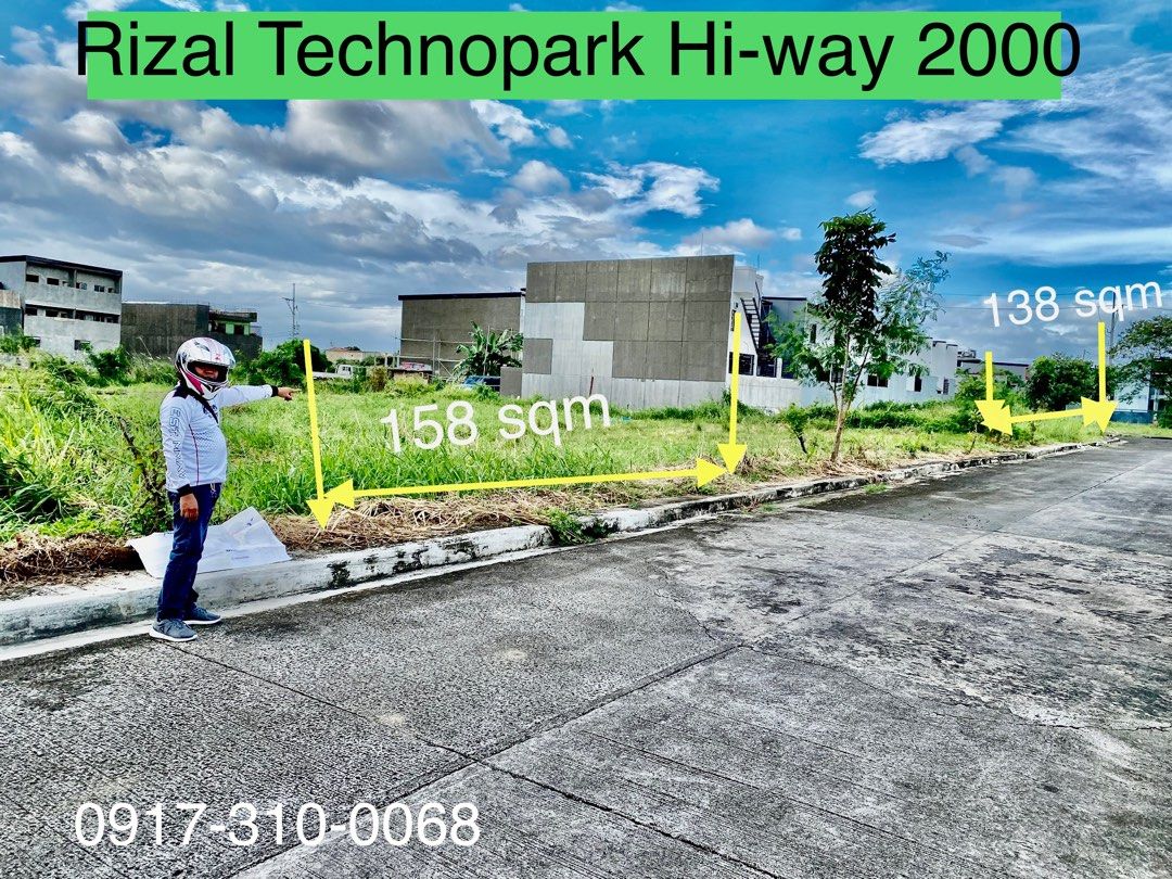 Residential Lot 4 Sale in Rizal Technopark - Hiway 2000, Taytay ...