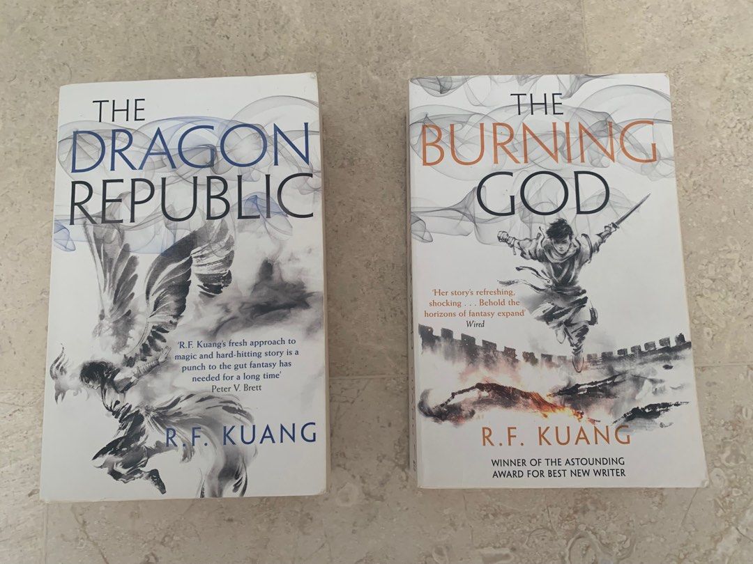 R.F. Kuang - The Dragon Republic and The Burning God, Hobbies & Toys ...