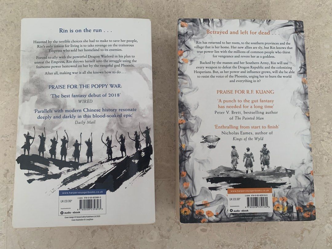 R.F. Kuang - The Dragon Republic and The Burning God, Hobbies & Toys ...