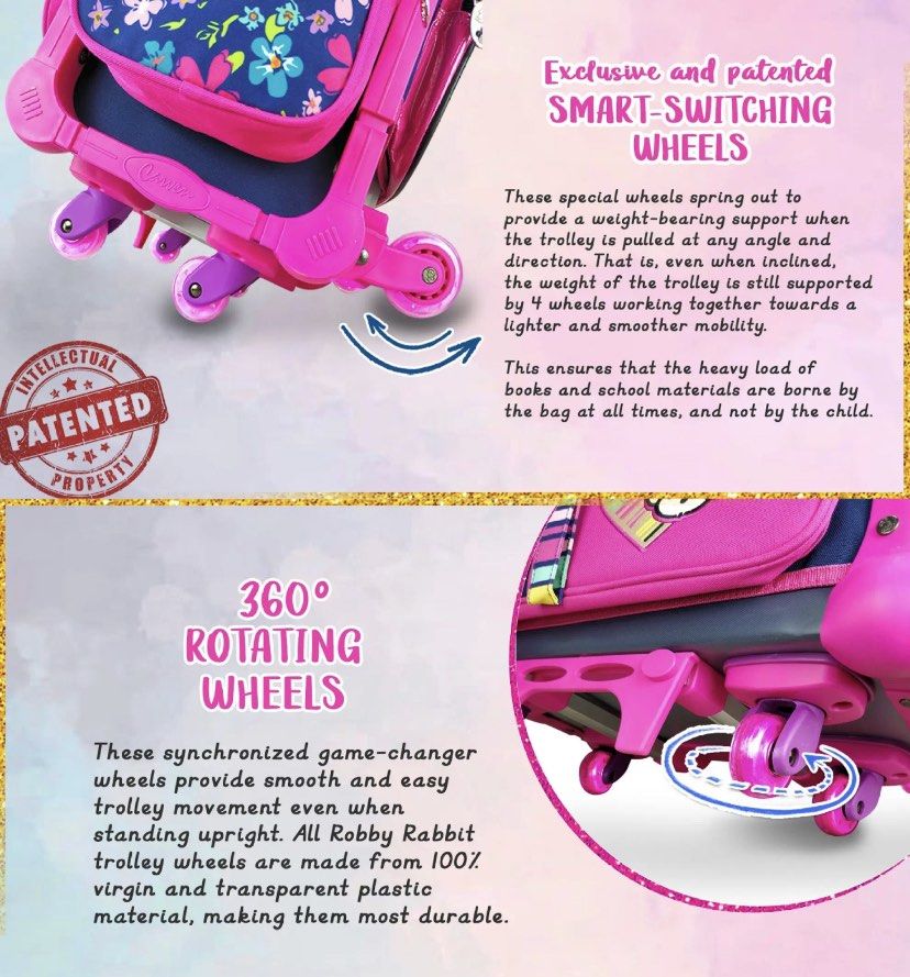 Robby Rabbit Large Trolley, Everything Else, Others on Carousell