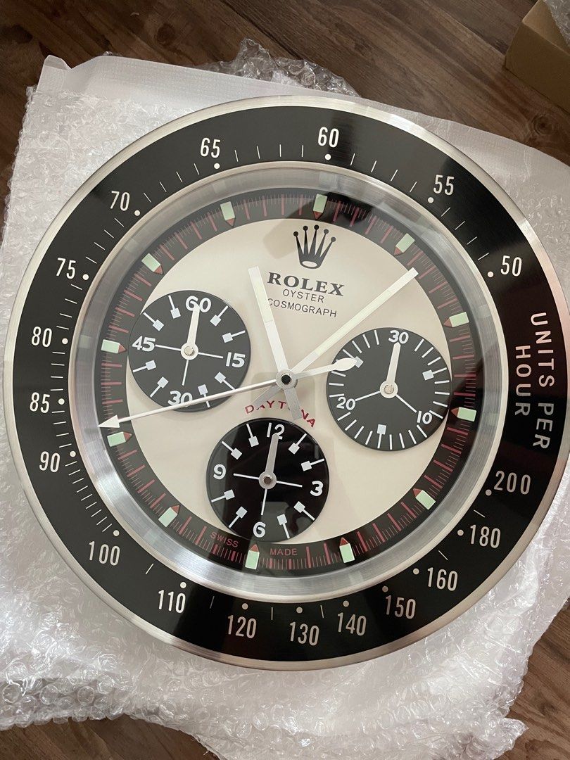 Rolex AP Wall Clock, Furniture & Home Living, Home Decor, Clocks on ...