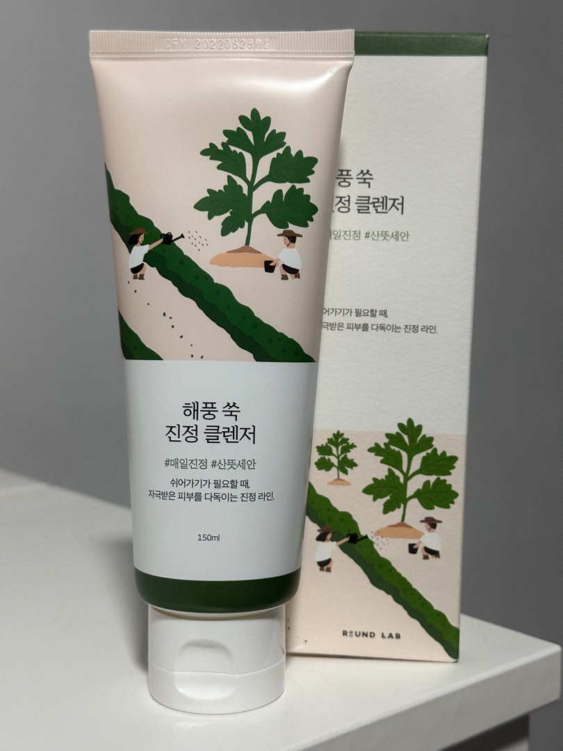 Round Lab Mugwort Calming Cleanser, Beauty & Personal Care, Face, Face ...