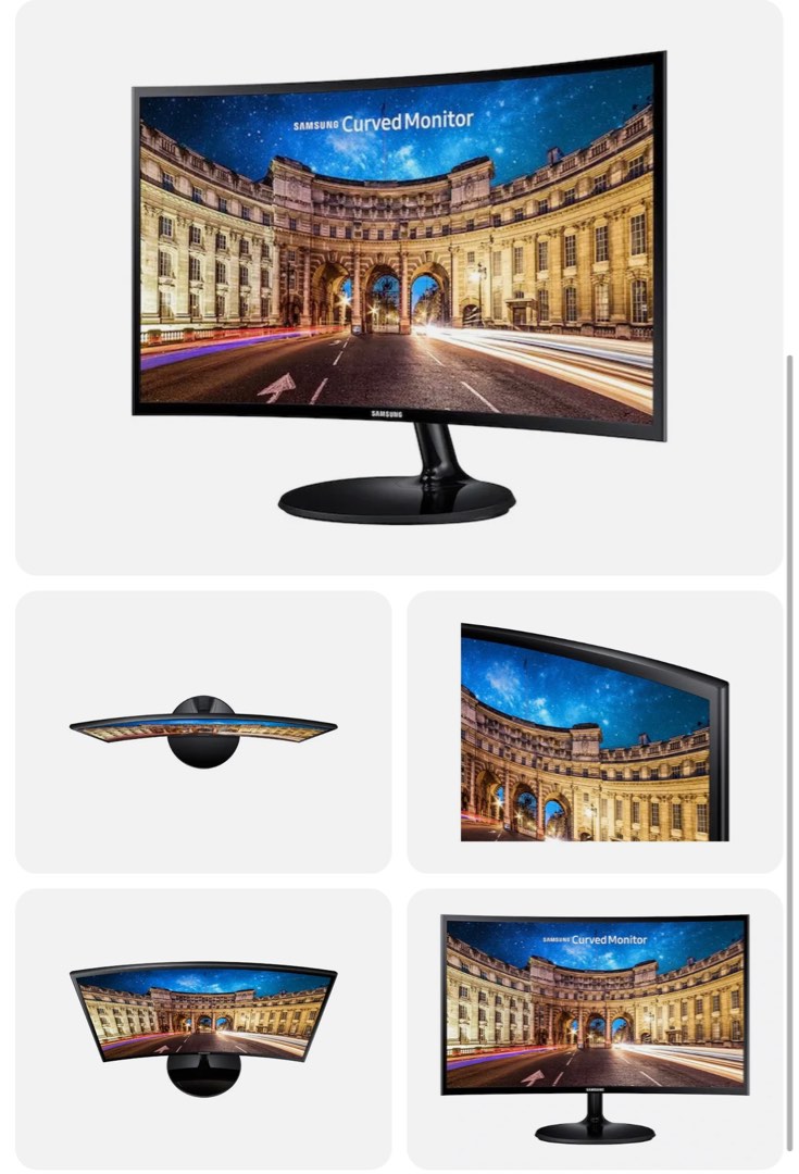 Samsung curved monitor + mount LC27F390, Computers & Tech, Parts ...