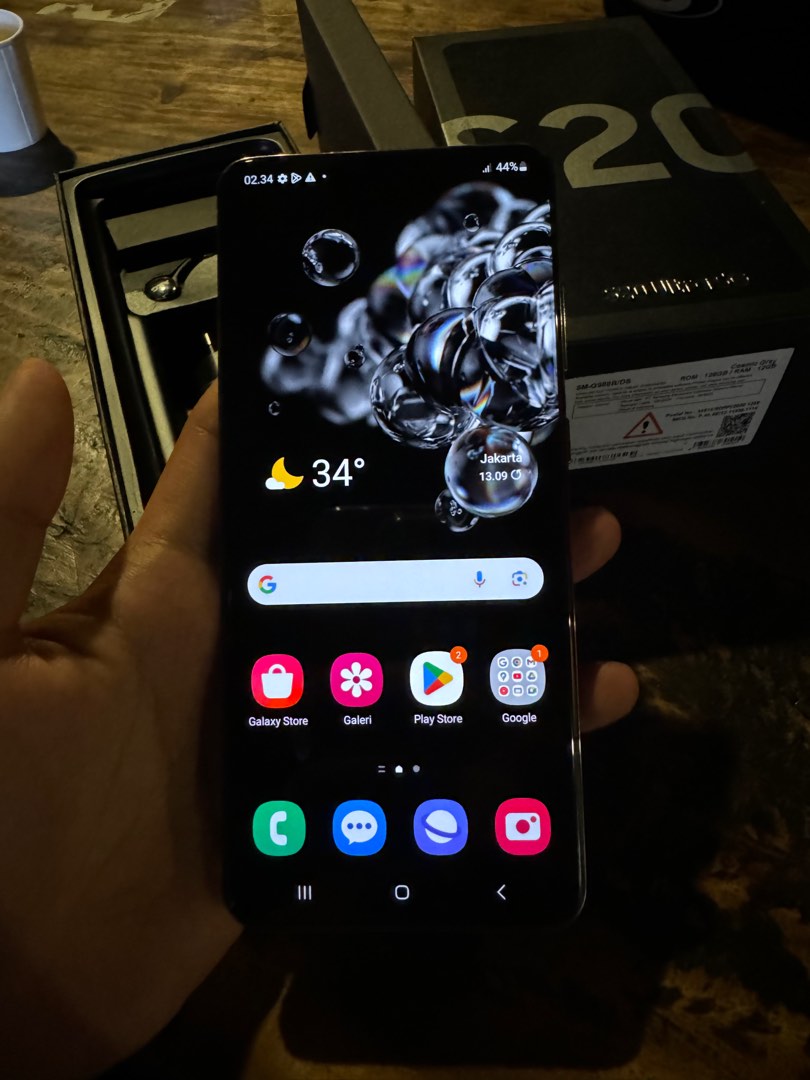 Samsung Galaxy S20 Ultra Dual SEIN 12/128GB Fullset Normal, Telepon ...