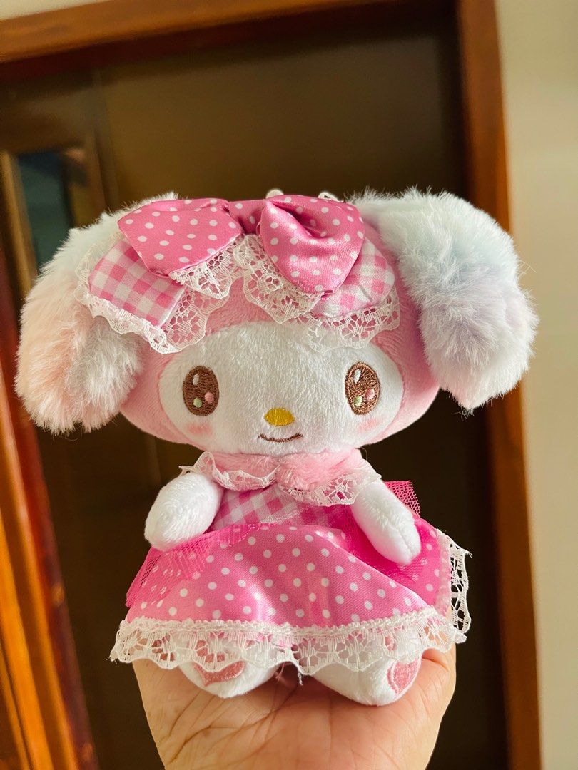 Sanrio My Melody charm plush, Hobbies & Toys, Toys & Games on Carousell