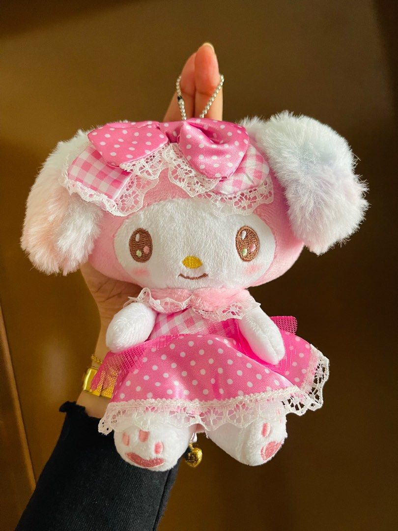 Sanrio My Melody charm plush, Hobbies & Toys, Toys & Games on Carousell