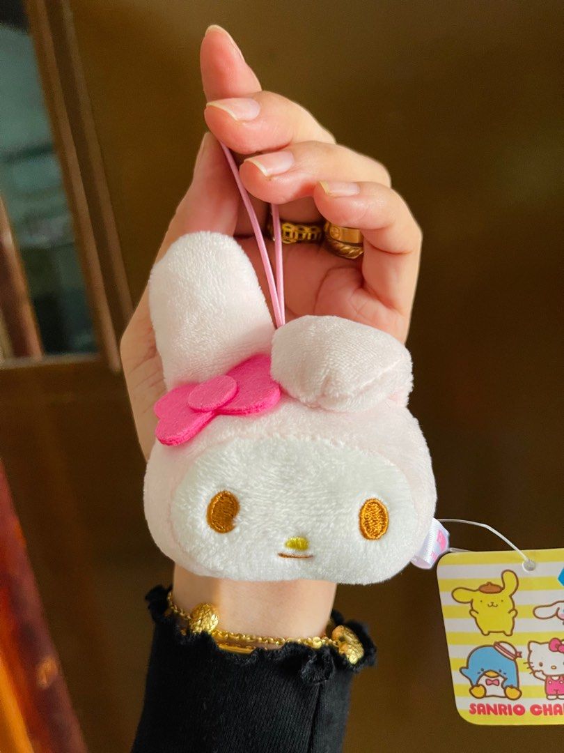 Sanrio My Melody charm plush, Hobbies & Toys, Toys & Games on Carousell