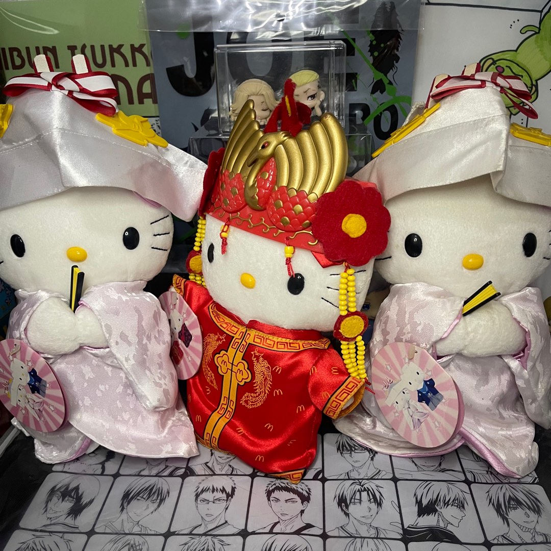 Sanrio Plushies Hello Kitty Japanese And Chinese Wedding Hobbies And Toys Toys And Games On