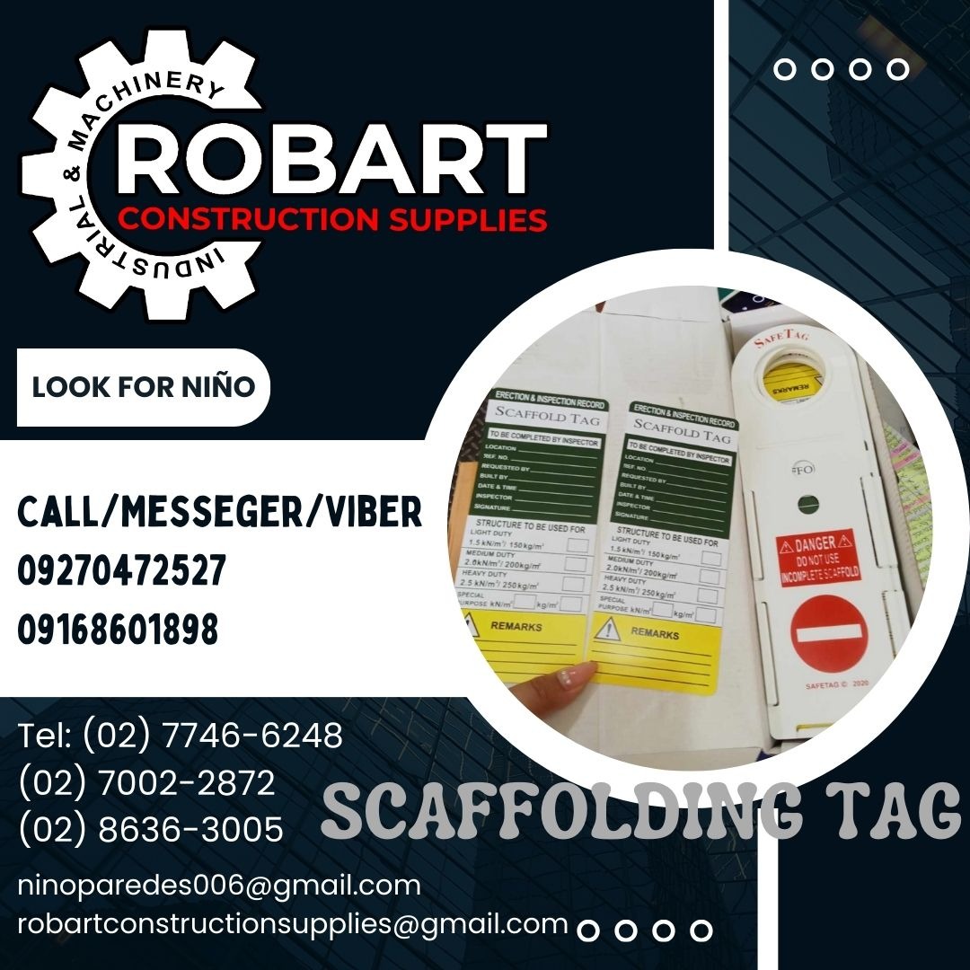 SCAFFOLDING TAG, Commercial & Industrial, Construction Tools ...