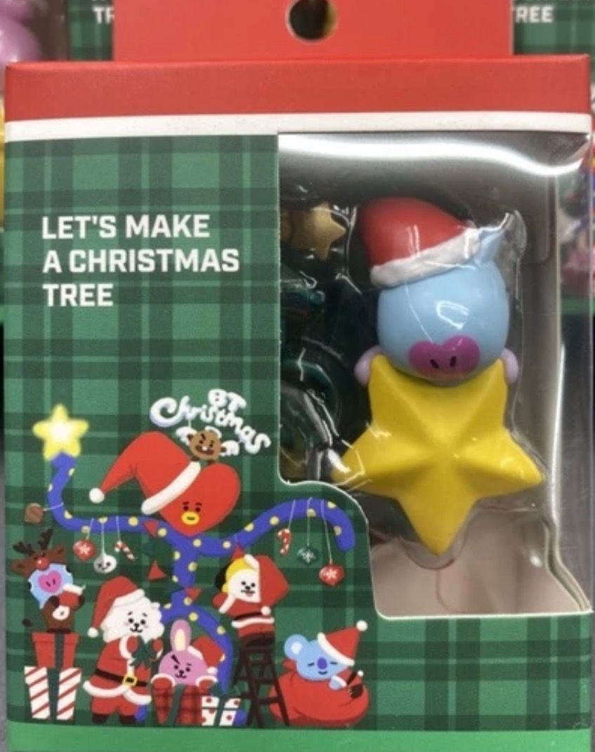 SEALED!! BT21 Superstar Christmas tree box (tata and chimmy sold out ...