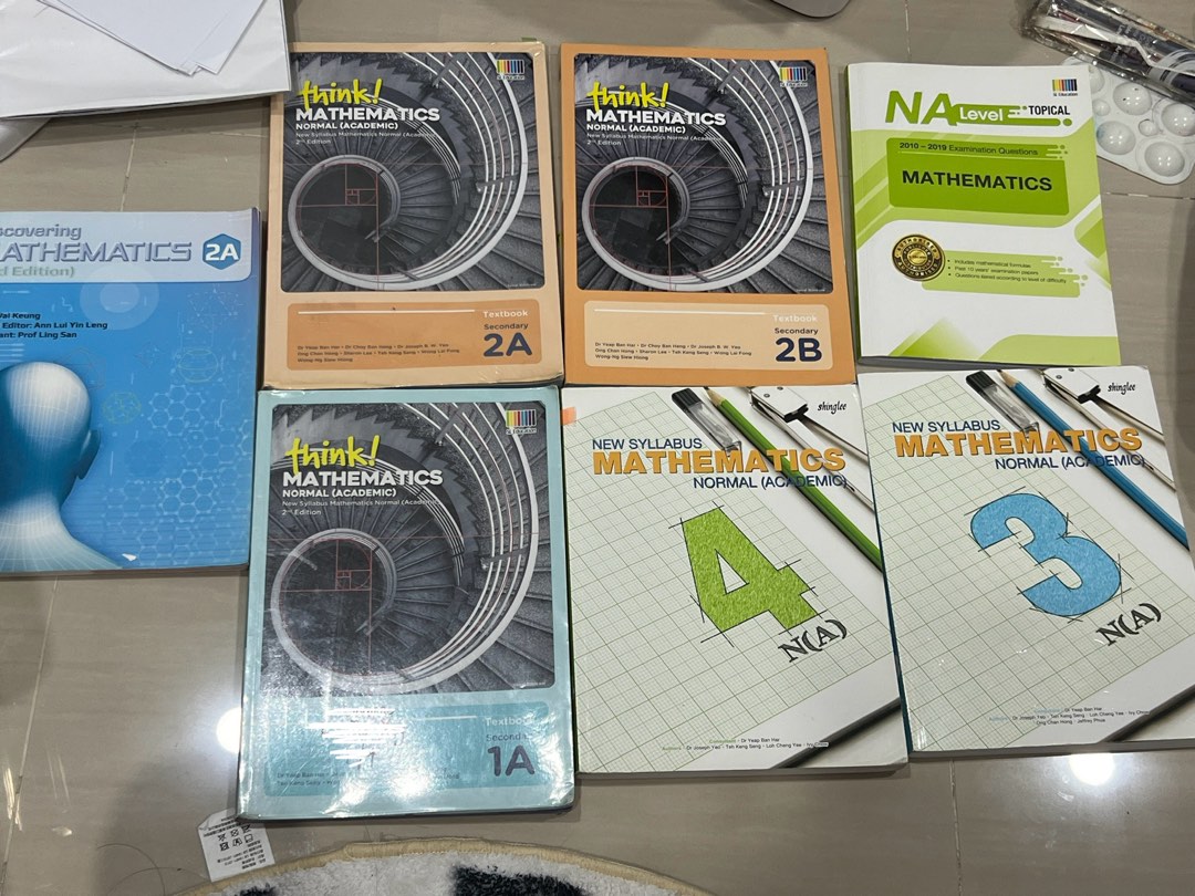 Secondary textbook mathematics math sec 2 sec3 normal Academic, Hobbies ...