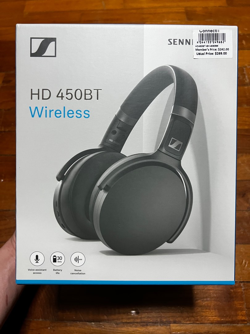 Sennheiser HD 450BT Wireless, Audio, Headphones & Headsets on Carousell