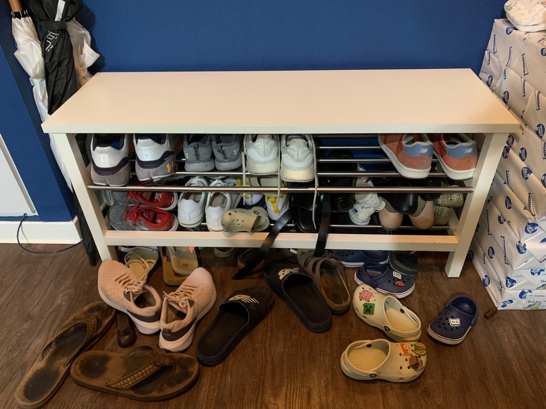 Shoe Rack (Ikea), Furniture & Home Living, Furniture, Shelves, Cabinets ...