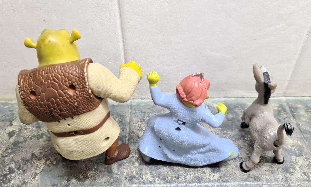 SHREK LOT (3)- McDonald's 2010 DreamWorks FOREVER AFTER Happy Meal Toy ...