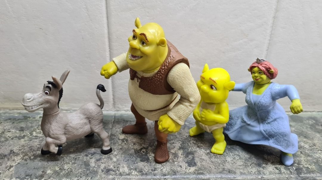 SHREK LOT (4) - McDonald's 2010 DreamWorks FOREVER AFTER Happy Meal Toy ...
