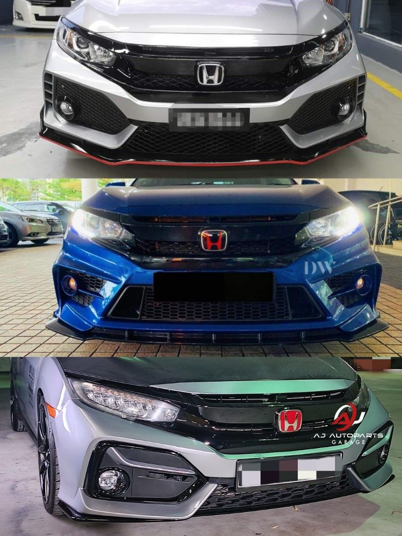 Honda Civic FC facelift bumper front and rear, SI/fc450/typeR FC1 fc5 ...