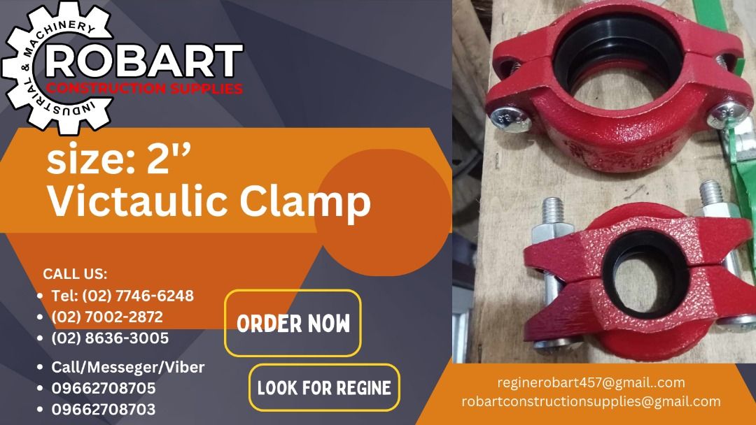 size: 2'’ Victaulic Clamp, Commercial & Industrial, Construction Tools ...