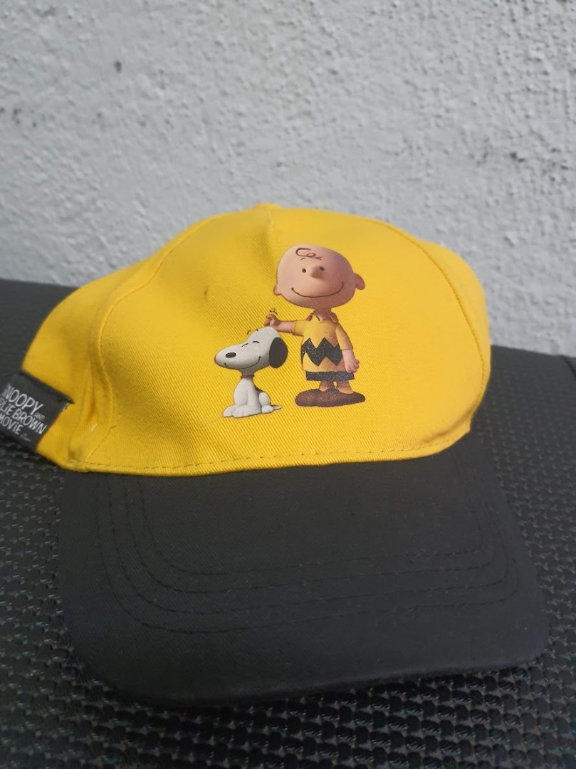 Snoopy and Charlie Brown Cap, Men's Fashion, Watches & Accessories, Cap ...