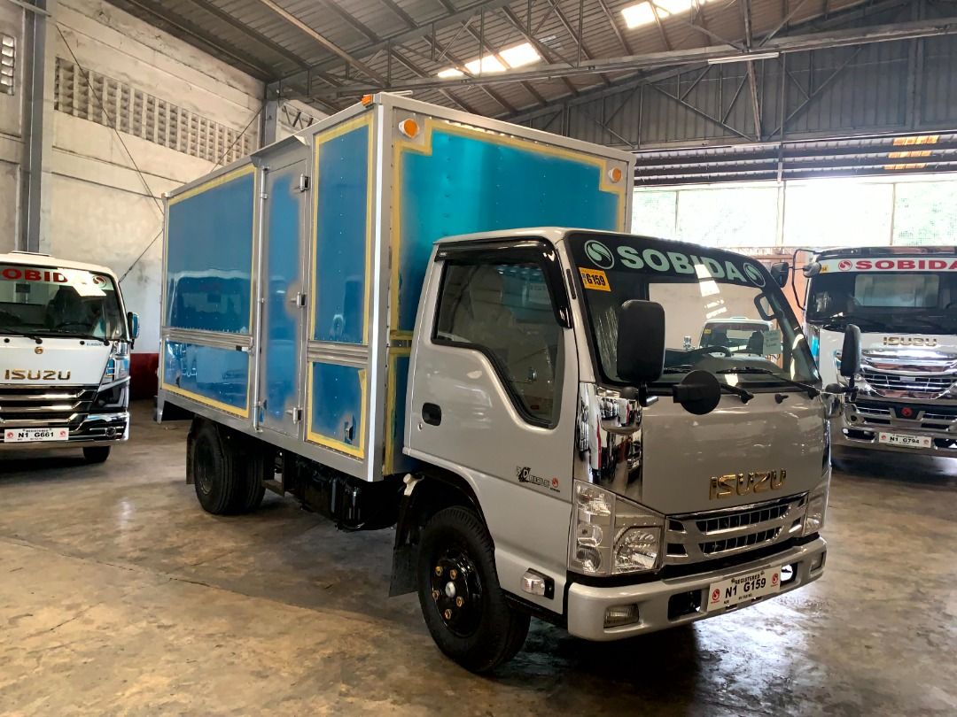Sobida Isuzu Elf 4JJ1 Surplus Aluminum Closed Van NKR N-series canter ...