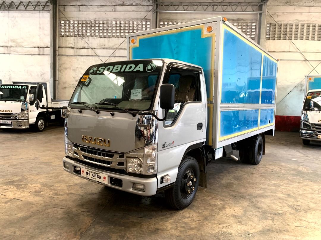 Sobida Isuzu Elf 4JJ1 Surplus Aluminum Closed Van NKR N-series canter ...