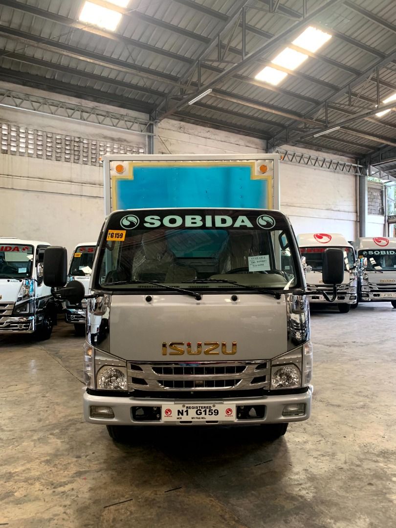 Sobida Isuzu Elf 4JJ1 Surplus Aluminum Closed Van NKR N-series canter ...