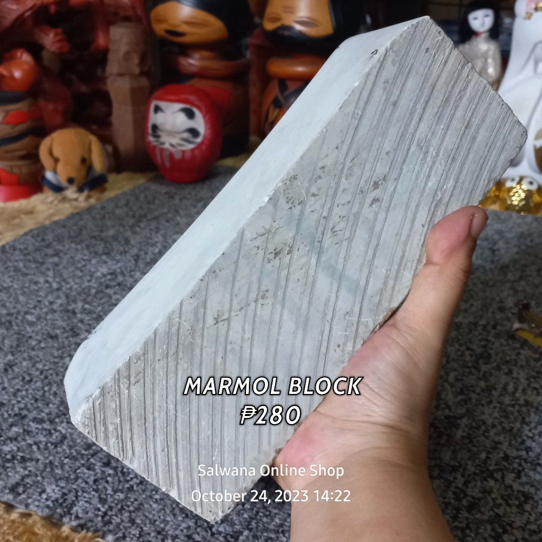 SOLID MARMOL BLOCK | JAPAN SURPLUS, Furniture & Home Living, Home Decor ...