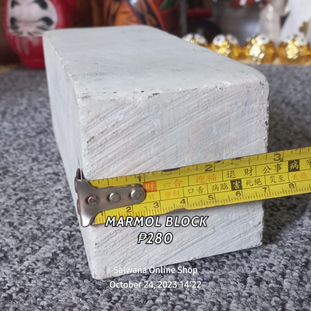SOLID MARMOL BLOCK | JAPAN SURPLUS, Furniture & Home Living, Home Decor ...