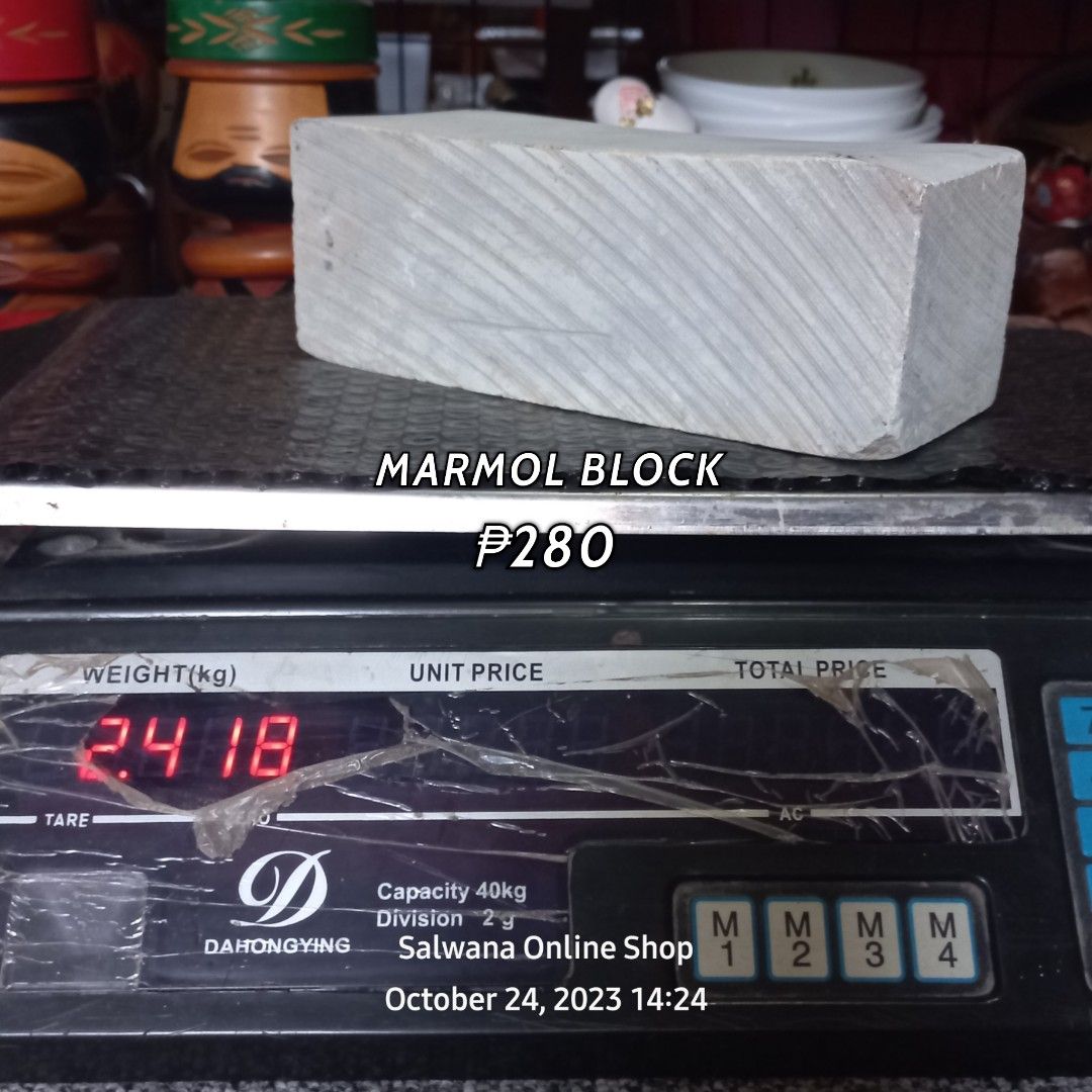 SOLID MARMOL BLOCK | JAPAN SURPLUS, Furniture & Home Living, Home Decor ...
