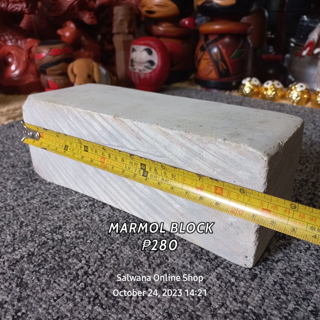 SOLID MARMOL BLOCK | JAPAN SURPLUS, Furniture & Home Living, Home Decor ...