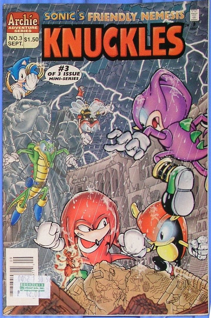 Sonic the hedgehog's Friendly Nemesis Knuckles comics collection ...