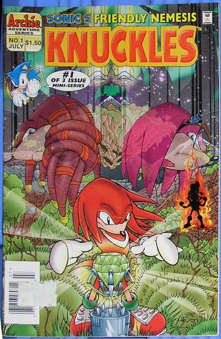 Sonic the hedgehog's Friendly Nemesis Knuckles comics collection ...