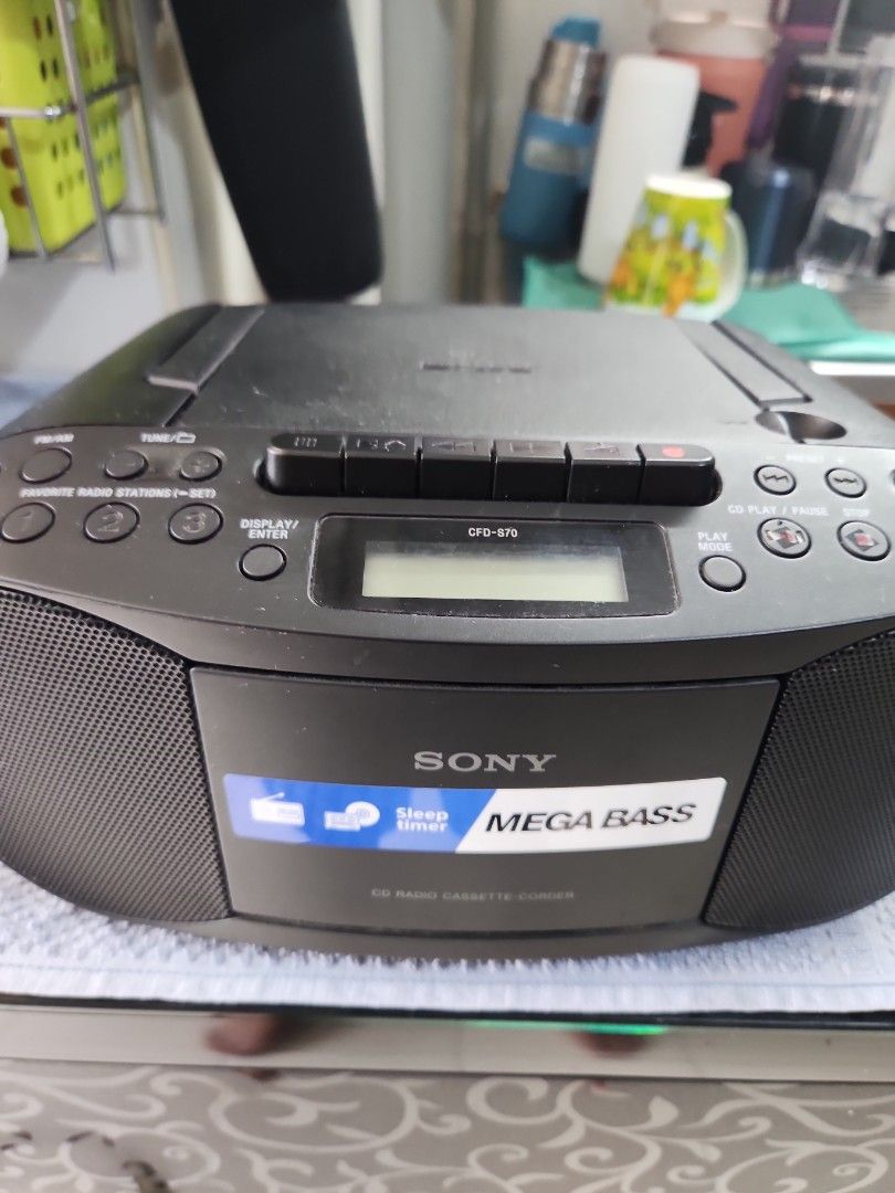 Sony Radio/CD/ cassette player, Audio, Portable Music Players on Carousell