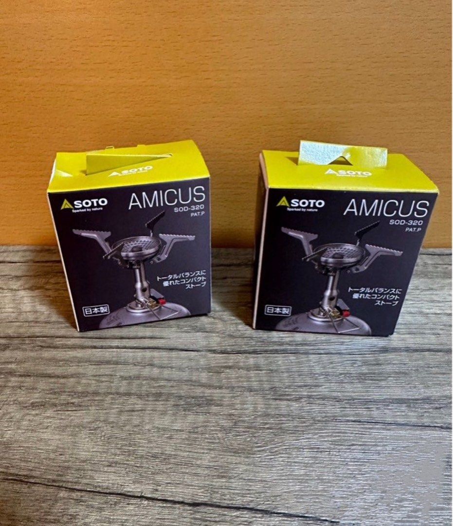 日本SOTO Amicus SOD-320 Stove 攻頂爐, 運動產品, 行山及露營 - Carousell