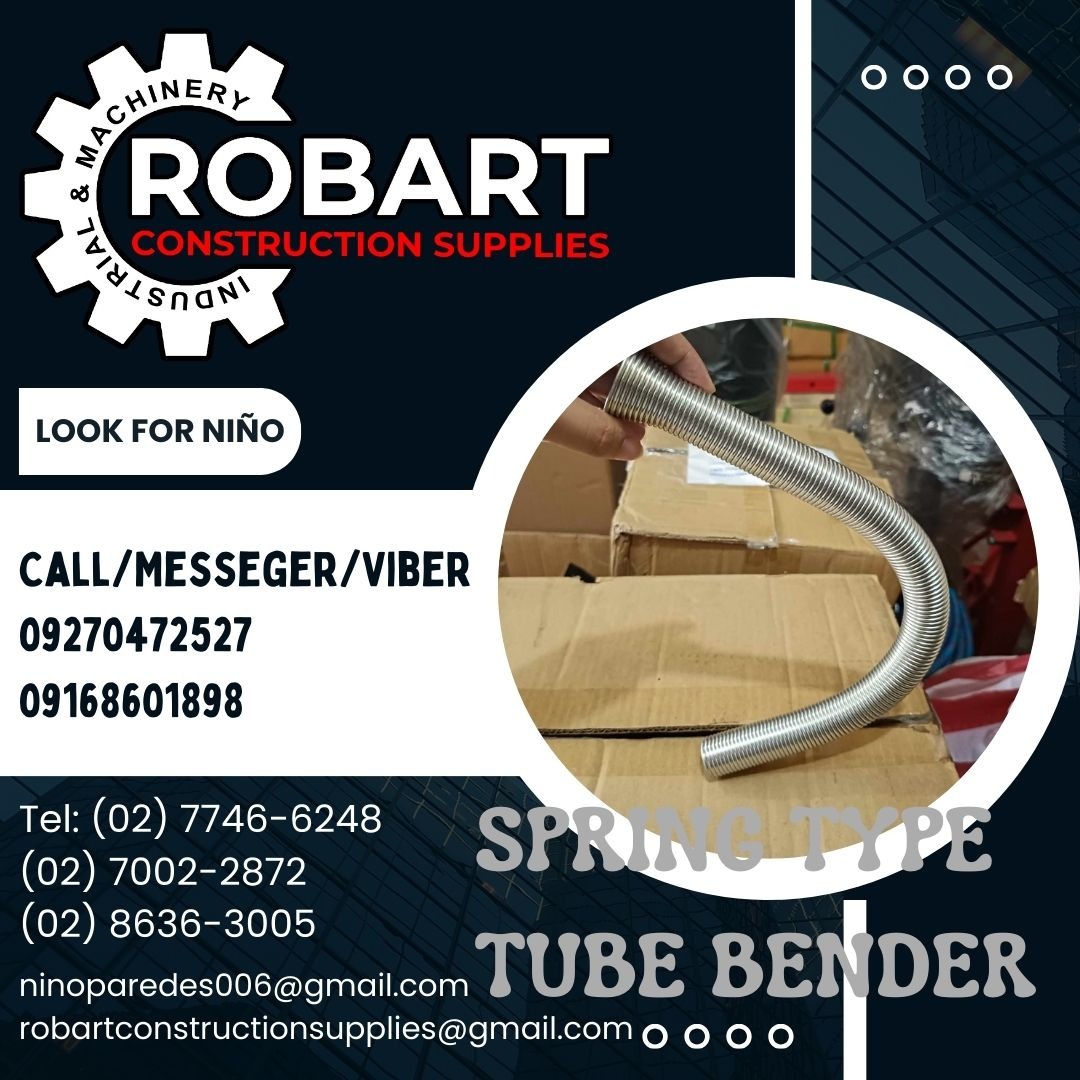 SPRING TYPE TUBE BENDER, Commercial & Industrial, Construction Tools ...