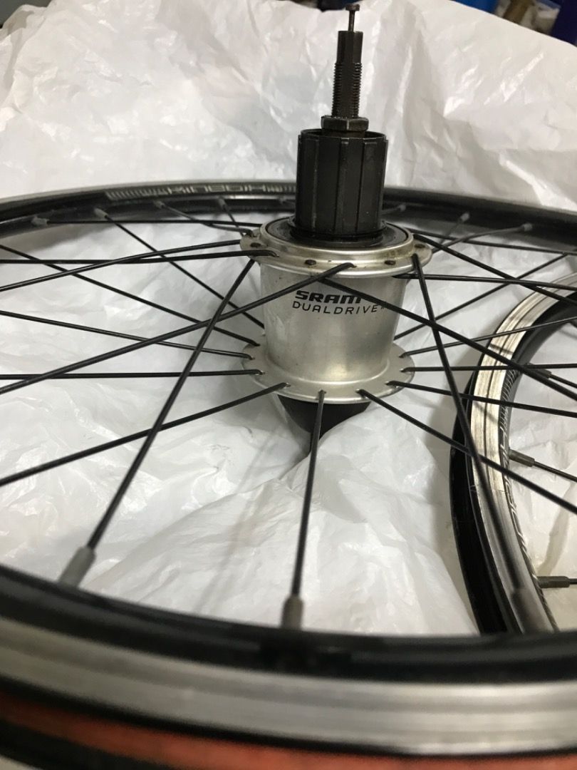 Sram Dual Drive wheelset, Sports Equipment, Bicycles & Parts, Parts ...