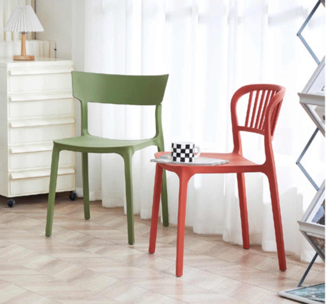 STACKABLE RESTAURANT PLASTIC CHAIR FOR CAFE FOOD COURT, Furniture ...
