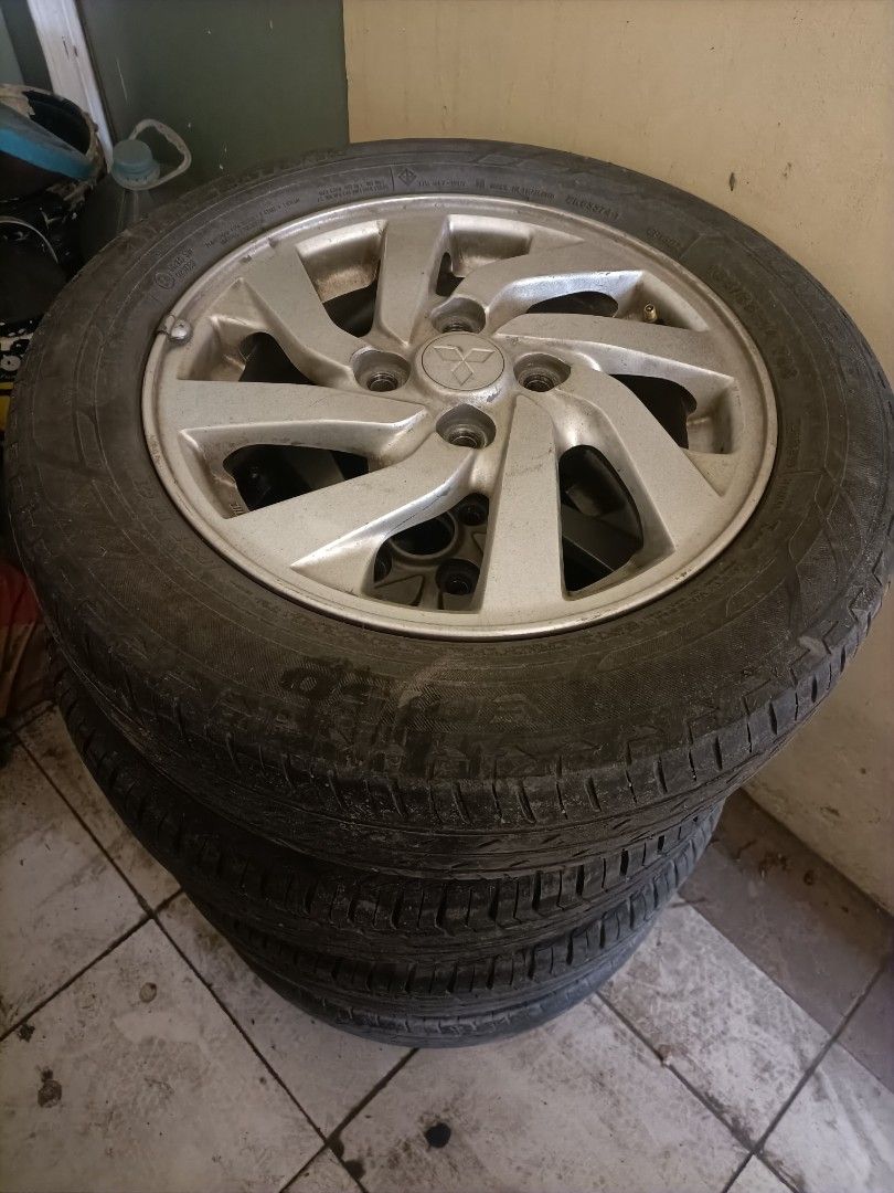 stock Mirage hatchback mags 14s, Car Parts & Accessories, Mags and ...