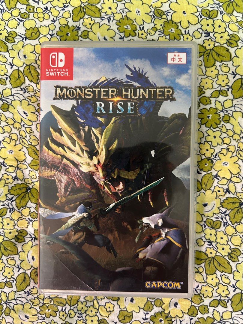 Switch Monster Hunter Rising, 電子遊戲, 電子遊戲, Nintendo 任天堂 - Carousell