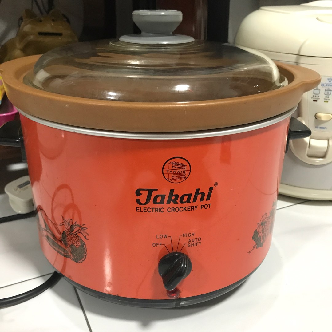 Takahi electric crockery pot slow cooker 5.2l, TV & Home Appliances ...