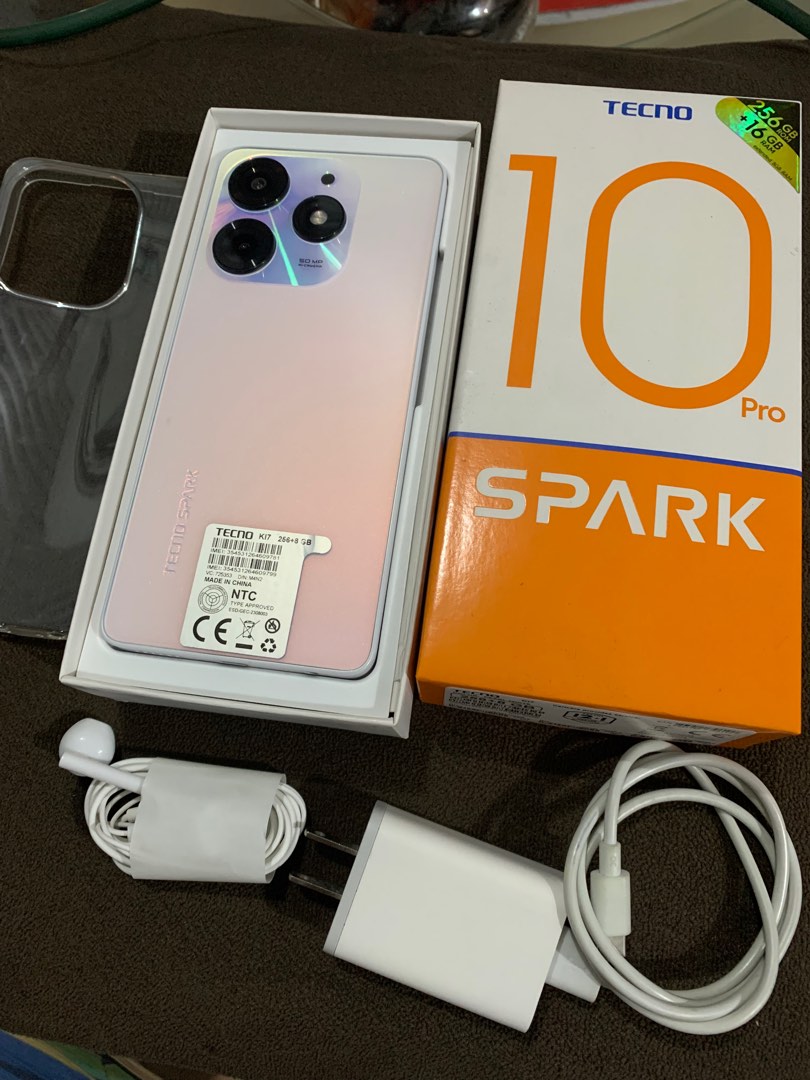 TECNO SPARK 10 PRO 8/256 Pearl White Complete, Mobile Phones & Gadgets ...