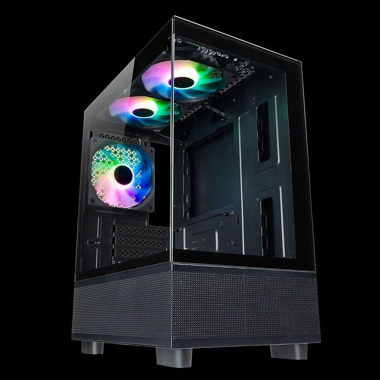 Tecware Infinity M2 ARGB Black White PC Computer Desktop Case Chassis ...