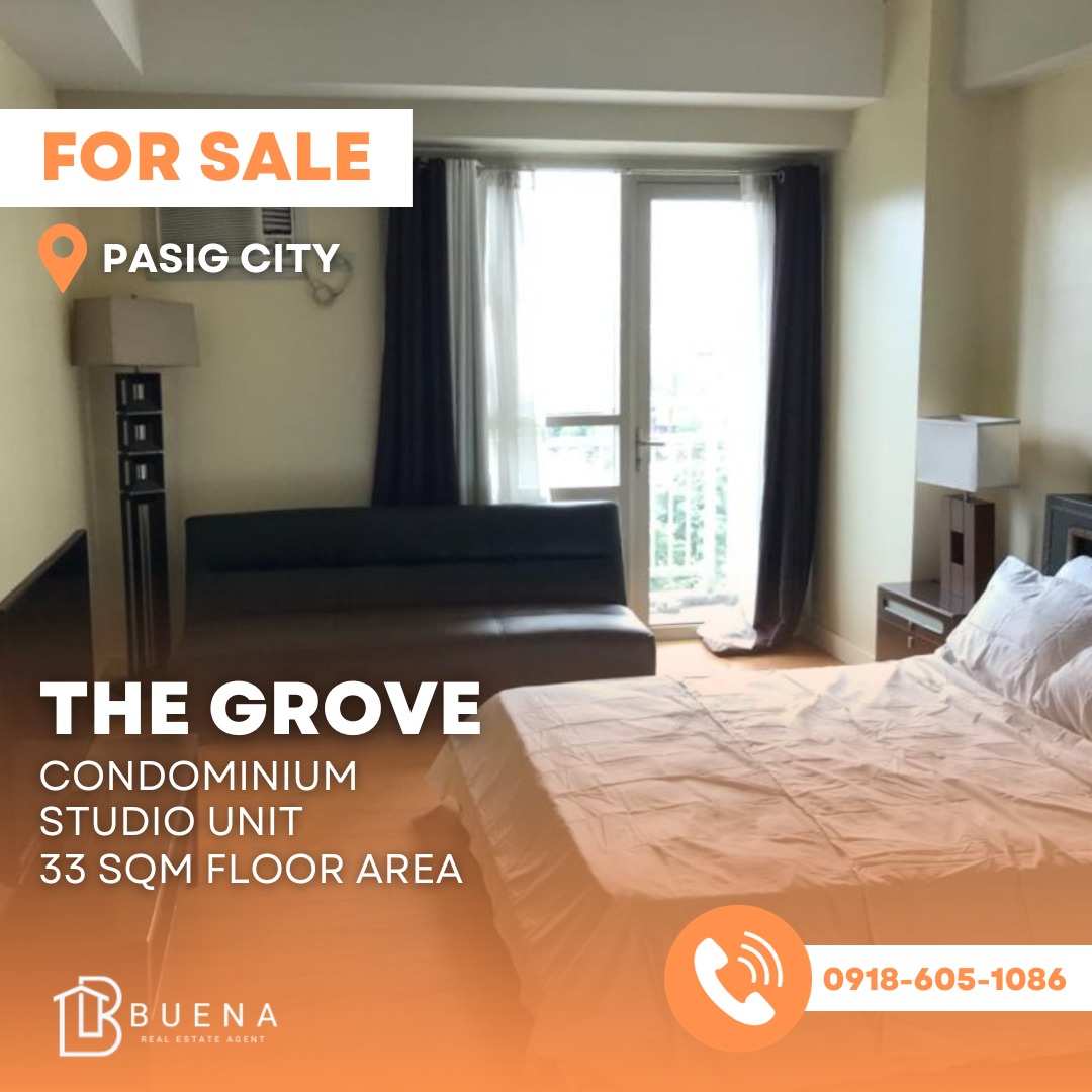 The Grove by Rockwell - 33 SQM Studio Unit in Pasig - For Sale, Property, For Sale, Apartments ...