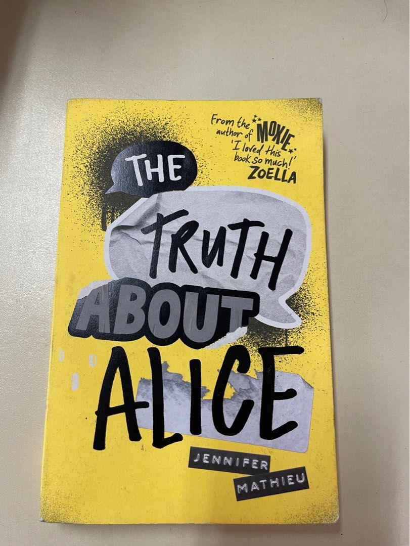 The Truth About Alice by Jennifer Mathieu Book, Hobbies & Toys, Books ...